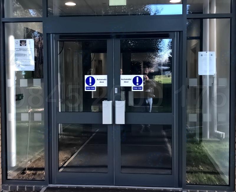 Automatic Doors • Euro Shopfronts • 0845 2600 175